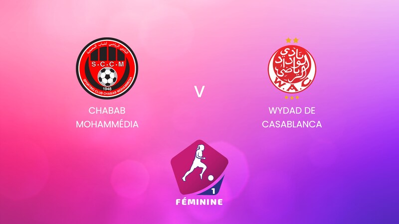 Chabab Mohammédia v Wydad de Casablanca | Women's Championship D1 2024 ...