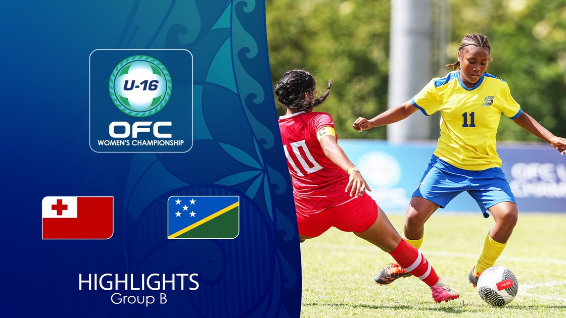 Tonga v Solomon Islands | Group Stage | OFC U-16 Women's Championship 2025 | Highlights