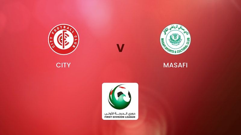 City FC v Masafi | First Division League | Full Match Replay