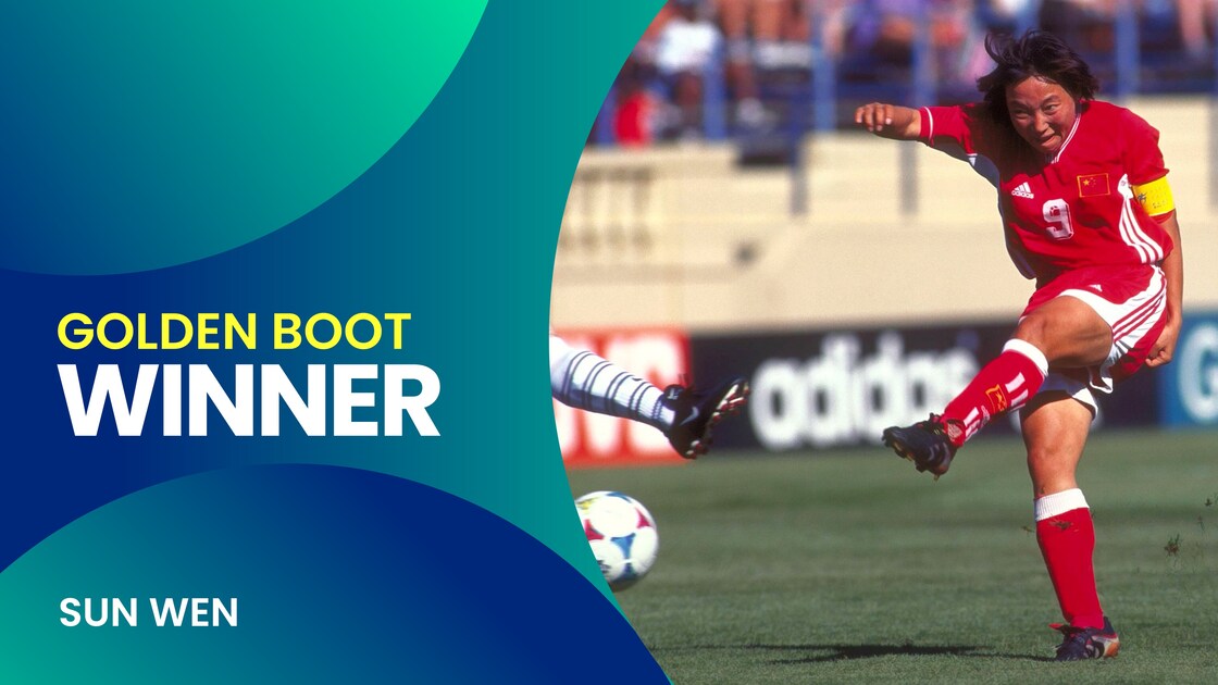 Sun Wen | Golden Boot Award | FIFA Women's World Cup USA 1999™
