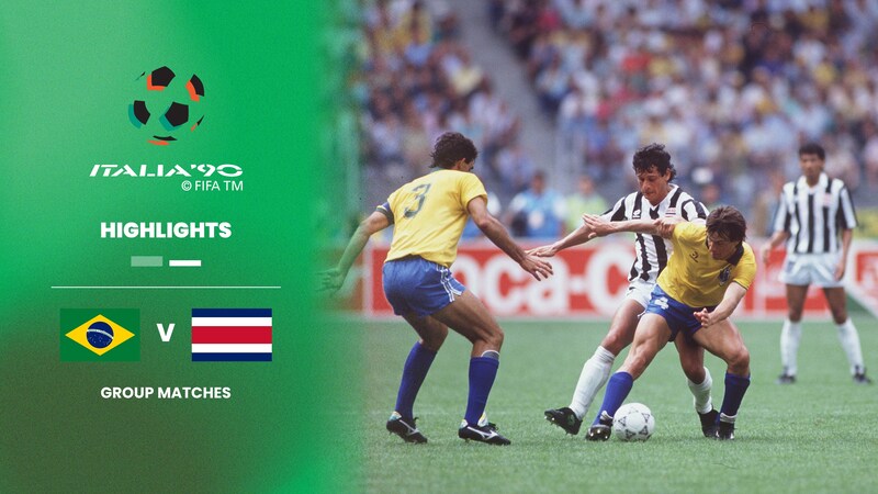Brazil v Costa Rica | Group C | 1990 FIFA World Cup Italy™ | Highlights