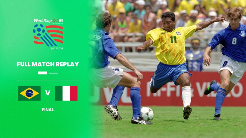 Brazil v Italy | Final | 1994 FIFA World Cup USA™ | Full Match Replay