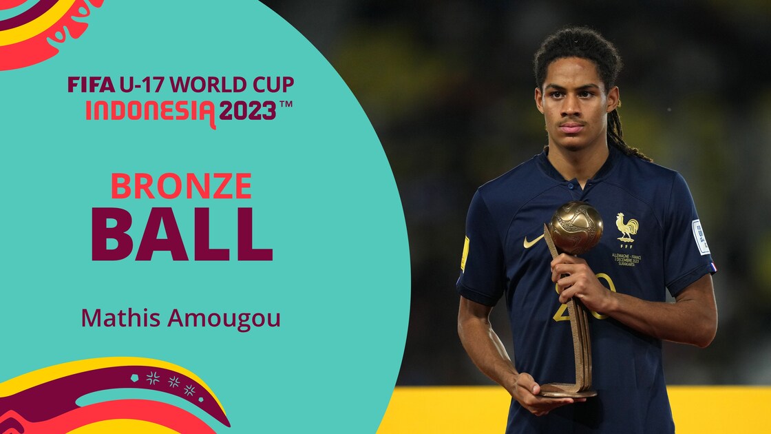 Mathis Amougou | Bronze Ball Award | FIFA U-17 World Cup Indonesia 2023™