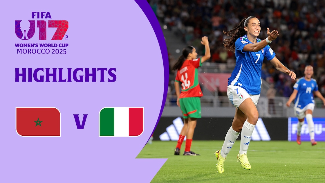Morocco v Italy | Group A | FIFA U-17 Women's World Cup Morocco 2025 ...