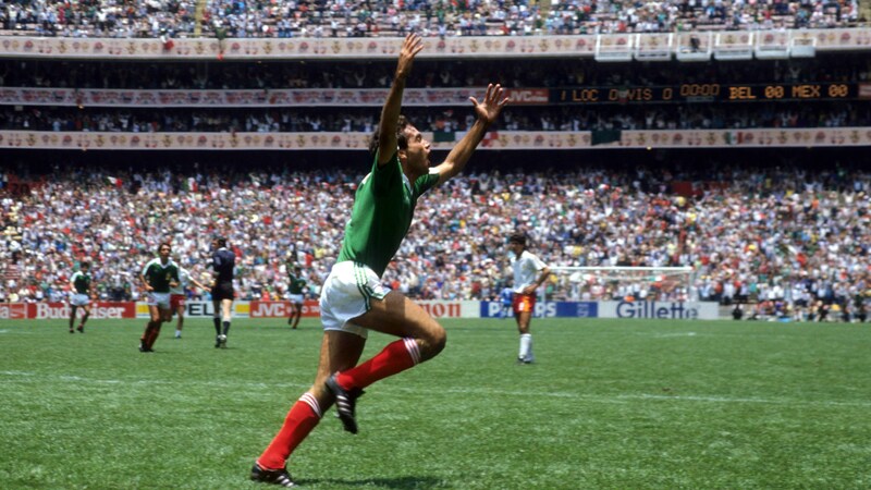 Fernando Quirarte Goal 23' | Belgium v Mexico | 1986 FIFA World Cup Mexico™