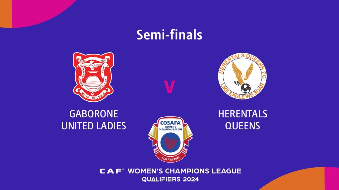 Gaborone United Ladies v Herentals Queens FC | Semi-finals | CAF Women ...