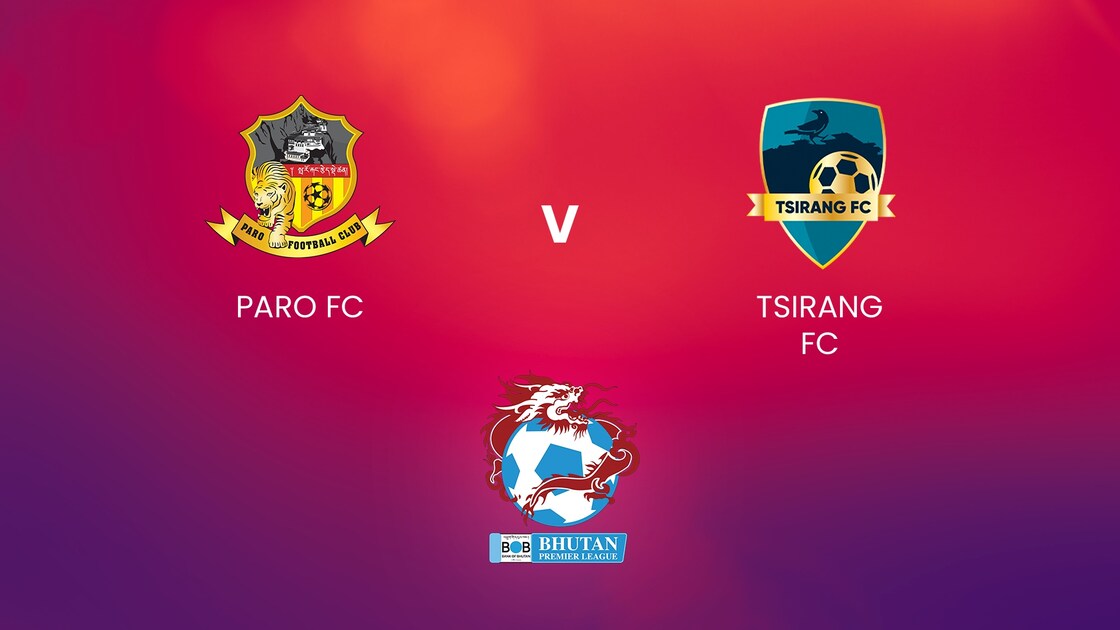 Paro FC v Tsirang FC | Bhutan Premier League | Full Match Replay