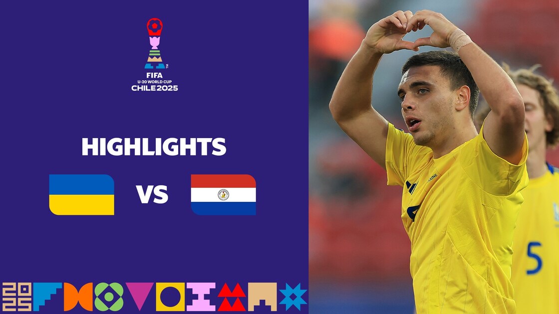 Ukraine v Paraguay | Group B | FIFA U-20 World Cup Chile 2025™ | Highlights