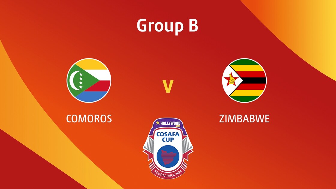 Comoros v Zimbabwe | Group B | HOLLYWOODBETS COSAFA Cup 2024 | Full ...