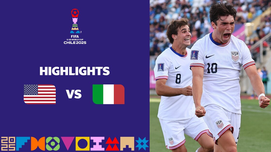 USA v Italy | Round of 16 | FIFA U-20 World Cup Chile 2025™ | Highlights