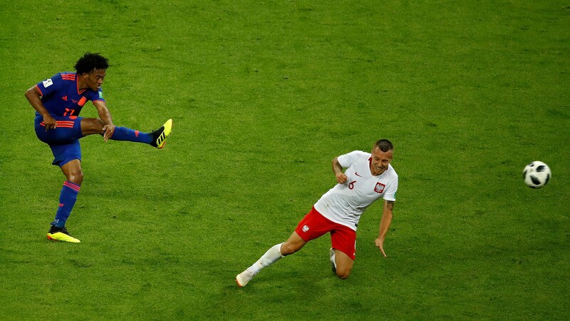 Juan Cuadrado Goal 75' | Poland v Colombia | 2018 FIFA World Cup Russia™