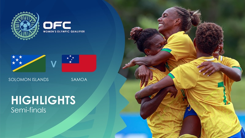 Solomon Islands V Samoa Semi Finals Ofc Womens Olympic Football