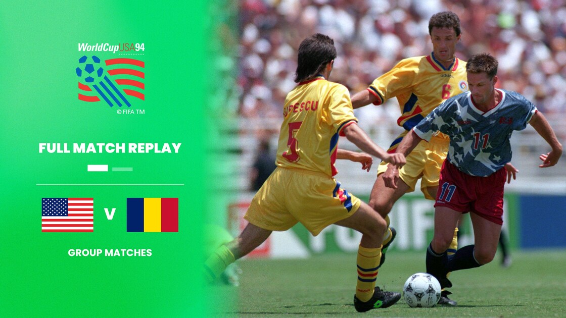 USA v Romania | Group A | 1994 FIFA World Cup USA™ | Full Match Replay