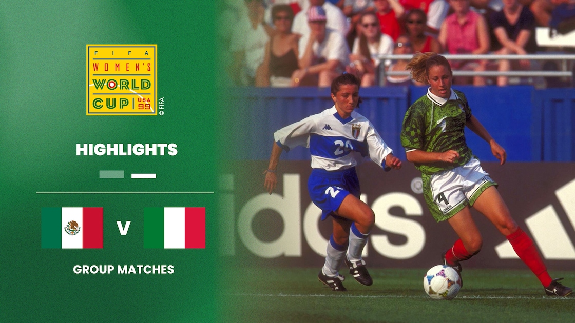 Mexico v Italy | Group B | FIFA Women's World Cup USA 1999™ | Highlights