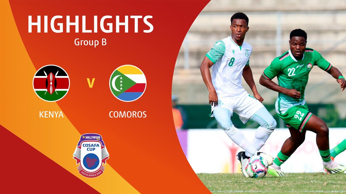 Kenya v Comoros | Group B | HOLLYWOODBETS COSAFA Cup 2024 | Highlights