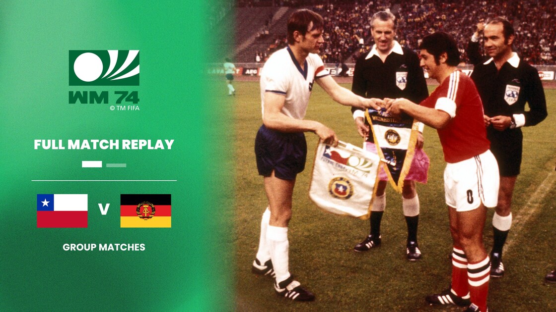 Chile v German DR | Group 1 | 1974 FIFA World Cup Germany™ | Full Match Replay