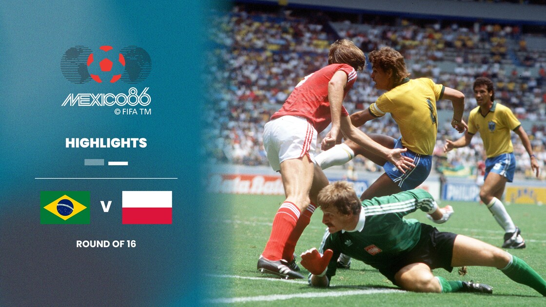 Brazil v Poland | Round of 16 | 1986 FIFA World Cup Mexico™ | Highlights
