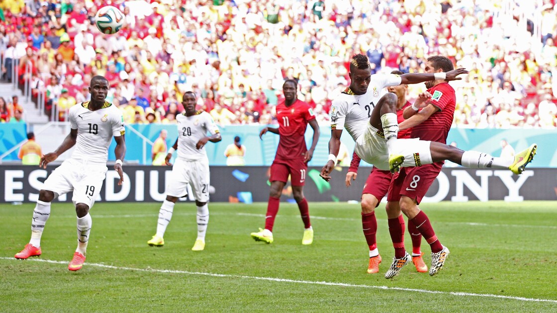 John Boye Own Goal 30' | Portugal v Ghana | 2014 FIFA World Cup Brazil™