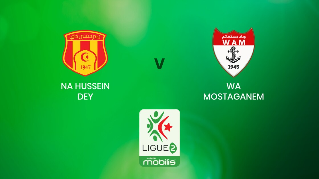 NA Hussein Dey v WA Mostaganem | Ligue 2 | Algeria | Full Match Replay
