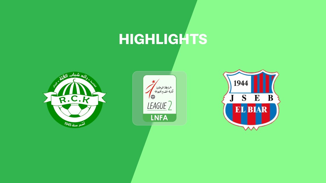 RC Kouba v JS El Biar | Ligue 2 2025/26 | Highlights