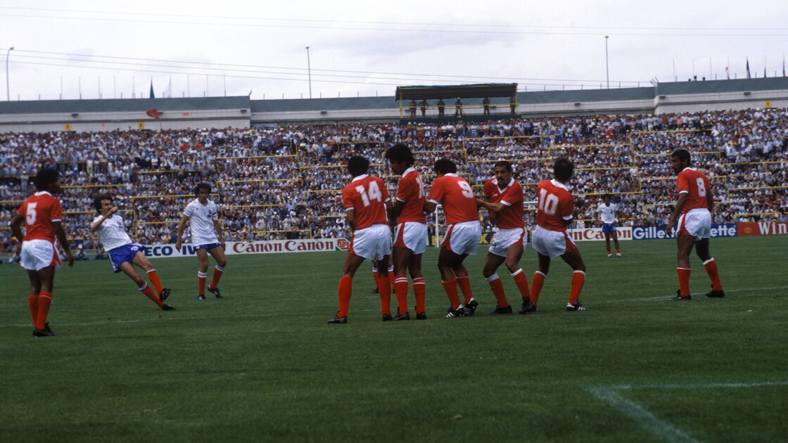 Bernard Genghini Goal 31' | France vs Kuwait | 1982 FIFA World Cup Spain™