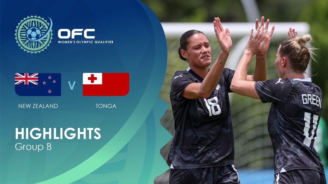 New Zealand v Tonga | Group B | OFC Women’s Olympic Football Tournament ...