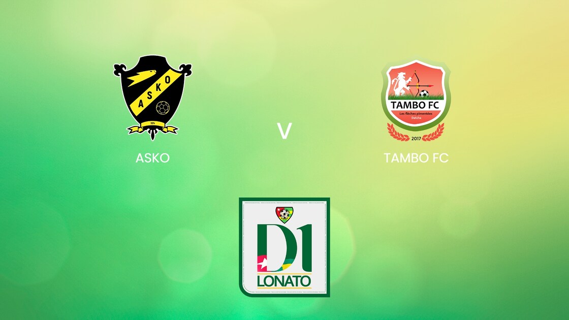 ASKO v Tambo FC | Championnat de Première Division D1 2024/25 | Full ...