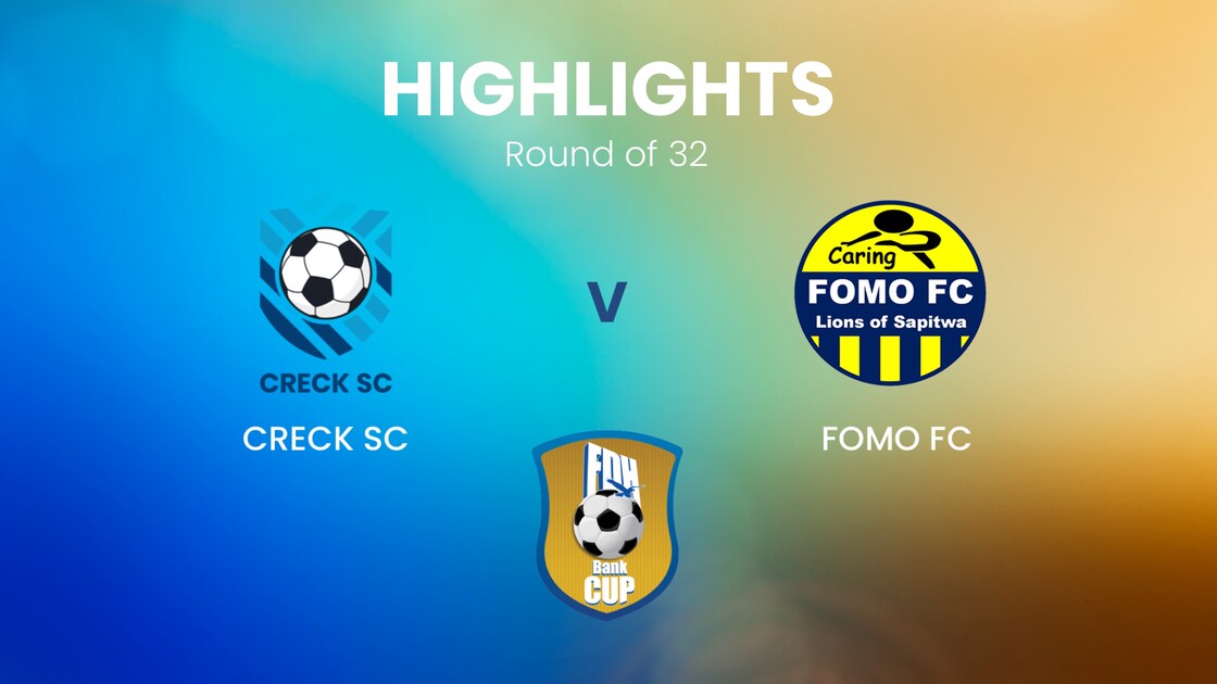 CRECK Sporting FC v FOMO FC | Round of 32 | FDH Bank Cup | Malawi ...