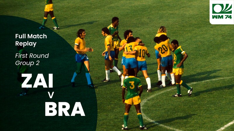 Zaire v Brazil | First Round | 1974 FIFA World Cup Germany™️ | Full ...