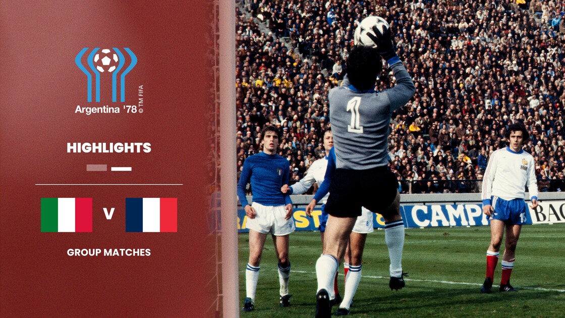 Italy v France | Group 1 | 1978 FIFA World Cup Argentina™ | Highlights
