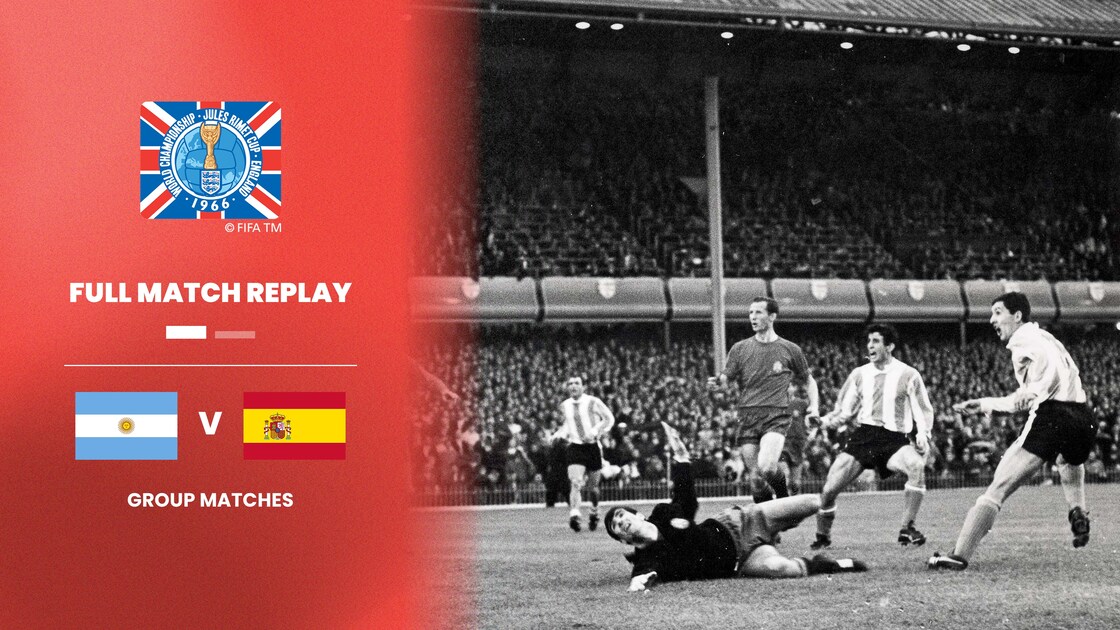 Argentina v Spain | Group 2 | 1966 FIFA World Cup England™ | Full Match ...