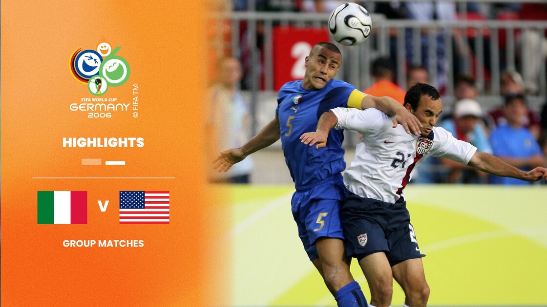 Italy v USA | Group E | 2006 FIFA World Cup Germany™ | Highlights