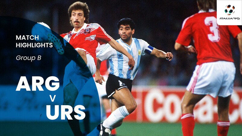 Argentina v Soviet Union | Group Matches | 1990 FIFA World Cup Italy™️ ...