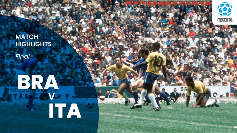 Brazil v Italy | Final | 1970 FIFA World Cup Mexico™ | Highlights