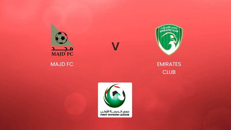 Majd FC v Emirates Club | UAE First Division League | Full Match Replay