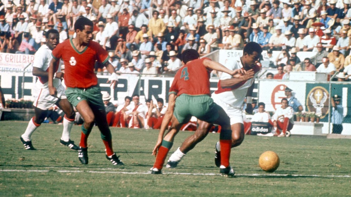 Teófilo Cubillas Goal 66' | Peru v Morocco | 1970 FIFA World Cup Mexico™