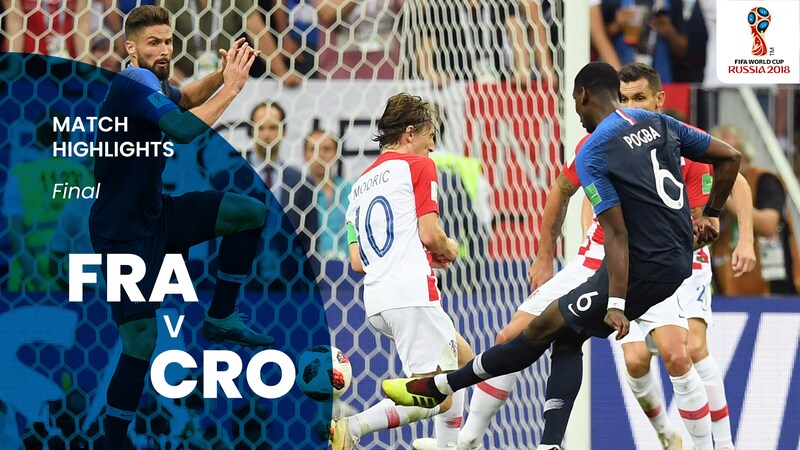 France V Croatia Final 2018 Fifa World Cup Russia™ Highlights