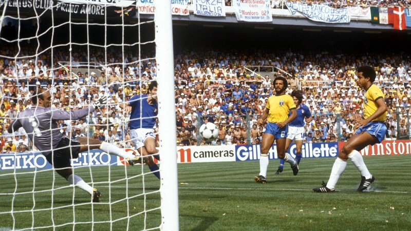 Paolo Rossi Goal 5' | Italy vs Brazil | 1982 FIFA World Cup Spain™