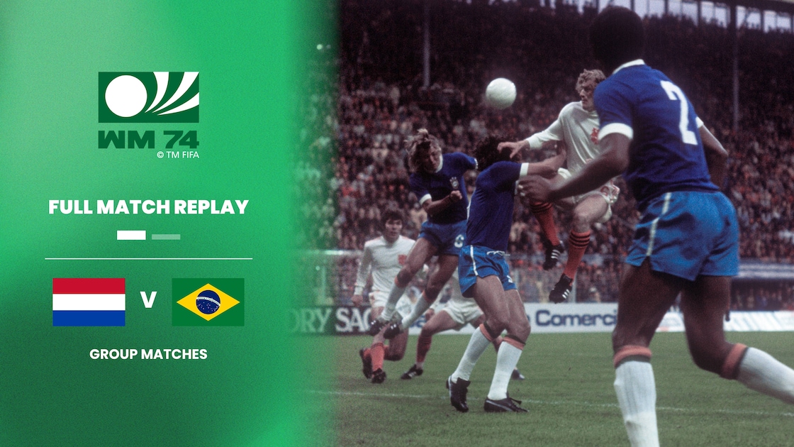 Netherlands v Brazil | Second Round - Group A | 1974 FIFA World Cup ...