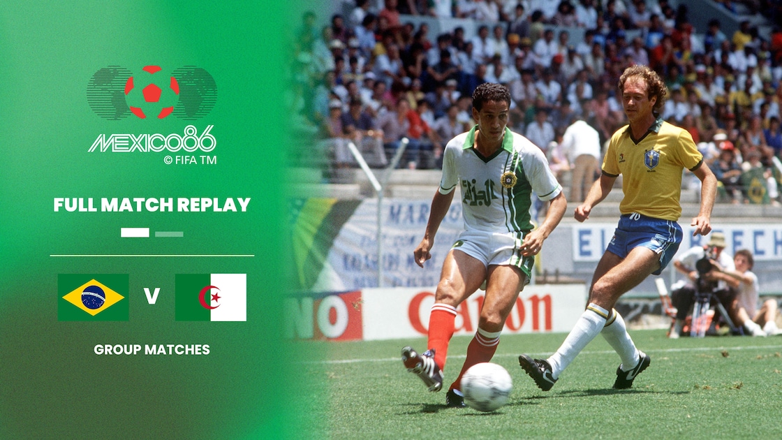 Brazil v Algeria | Group D | 1986 FIFA World Cup Mexico™ | Full Match ...