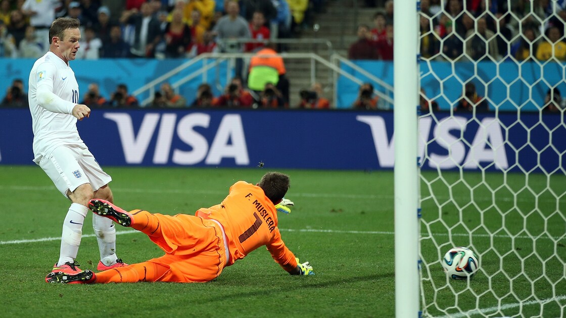 Wayne Rooney Goal 74' | Uruguay v England | 2014 FIFA World Cup Brazil™
