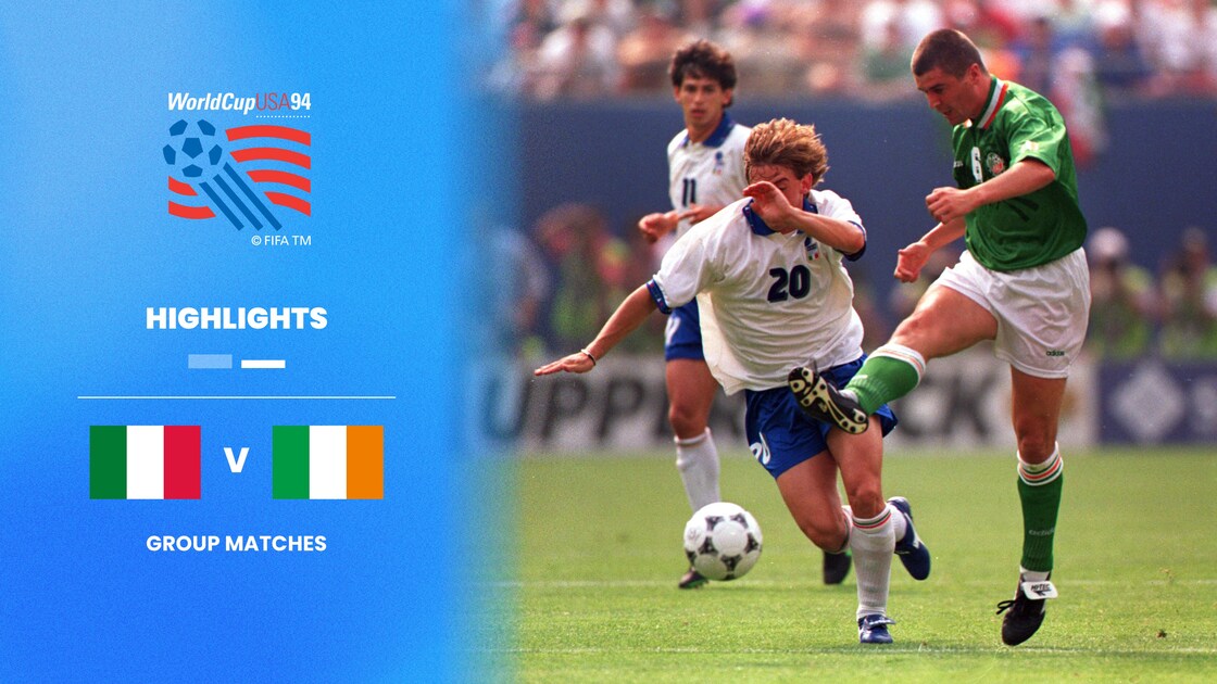 Italy v Republic of Ireland | Group E | 1994 FIFA World Cup USA ...