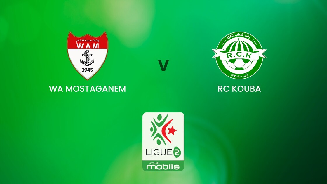 WA Mostaganem v RC Kouba | Ligue 2 | Algeria | Full Match Replay