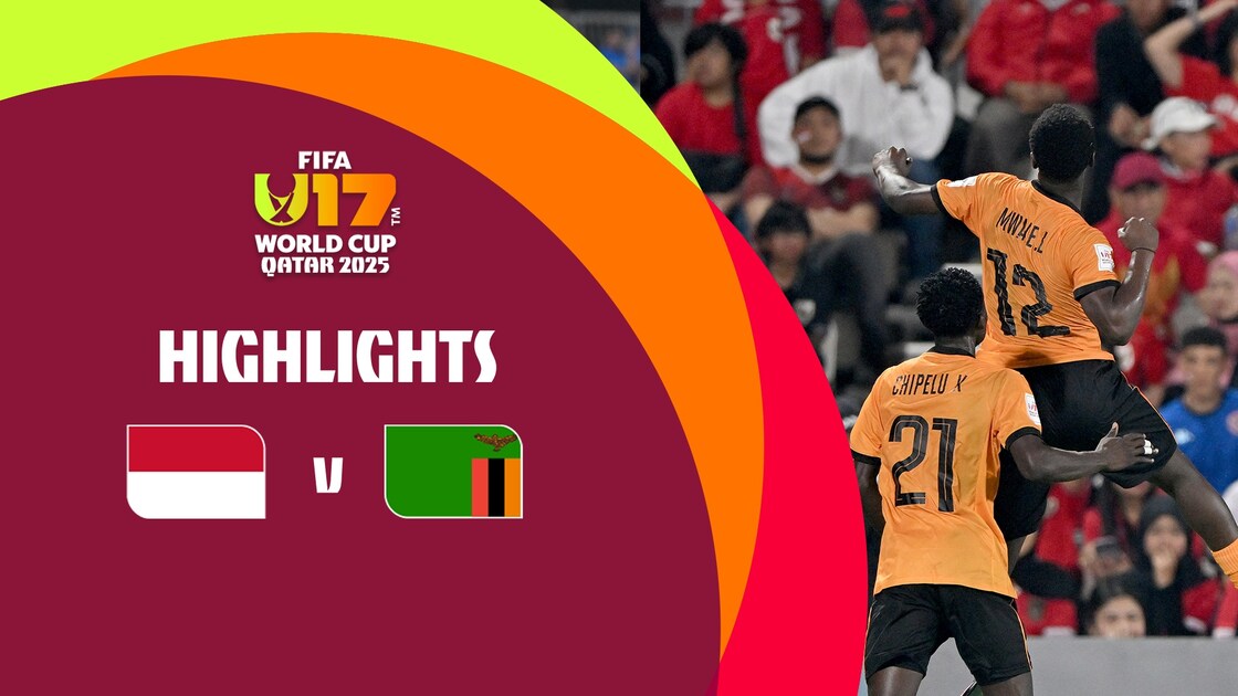 Indonesia v Zambia | Group H | FIFA U-17 World Cup Qatar 2025™ | Highlights