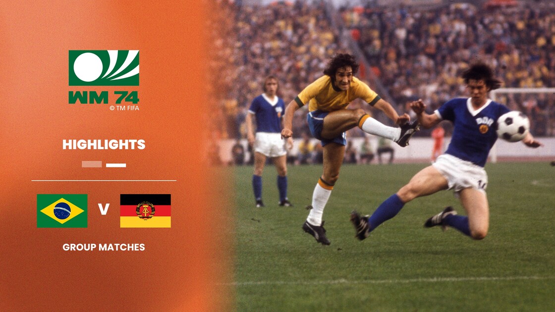 Brazil v German DR | Second Round - Group A | 1974 FIFA World Cup ...