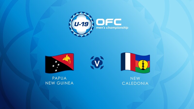 Papua New Guinea v New Caledonia | Group B | OFC U-19 Men's ...
