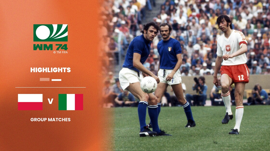 Poland v Italy | First Round |1974 FIFA World Cup Germany™ | Highlights