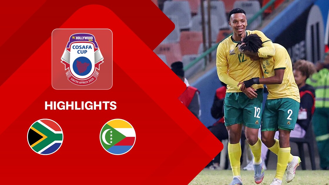 South Africa v Comoros | Semi-finals | HOLLYWOODBETS COSAFA Cup 2025 | Highlights