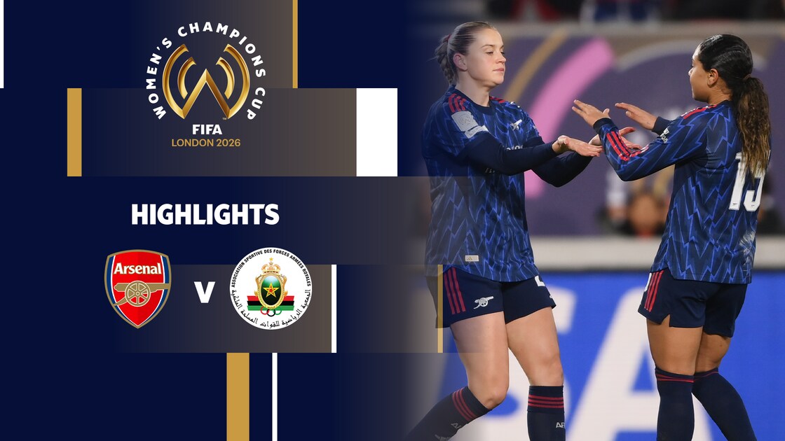 Arsenal Women FC v ASFAR | Semi-finals | FIFA Women’s Champions Cup ...