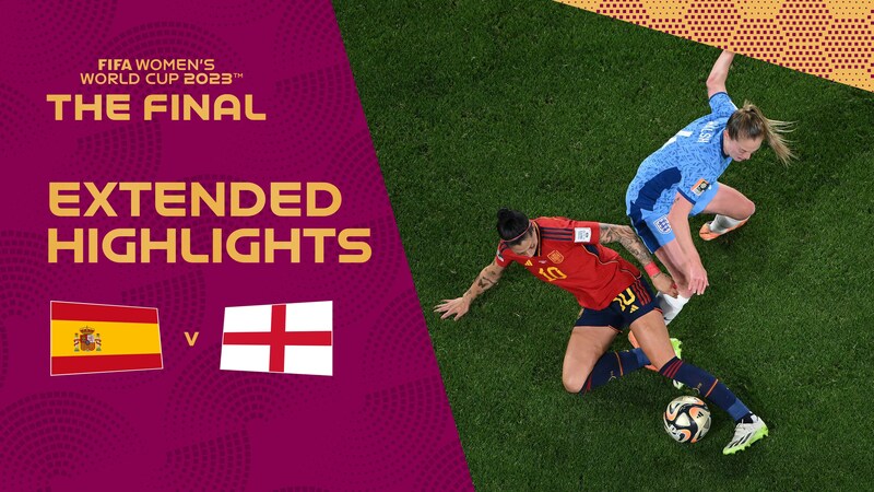 Spain v England | Final | FIFA Women's World Cup Australia & New ...